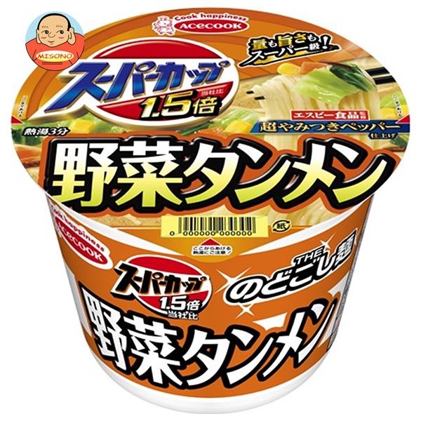 エースコック スーパーカップ1.5倍 野菜タンメン 107g×12個入