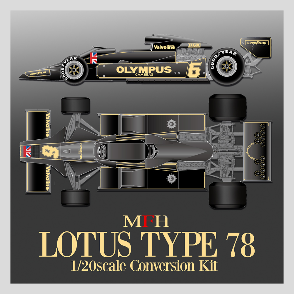 1/20scale Conversion Kit : LOTUS TYPE 78 [1978 Italian GP]