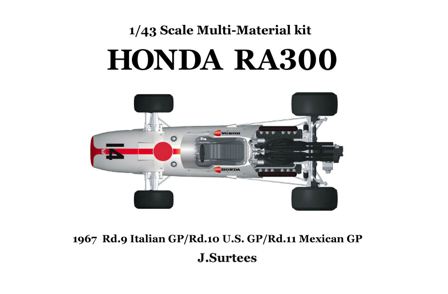 1/43scale Multi-Material Kit : HONDA RA300