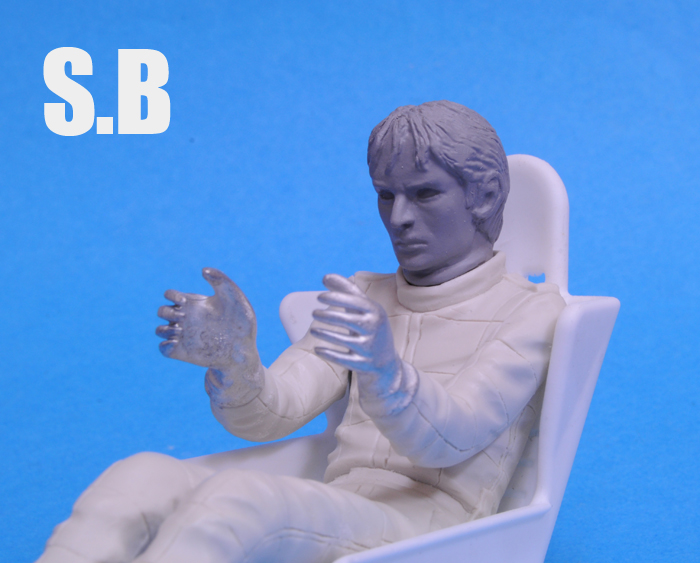 1/12scale Driver Driving Figure Type : 5 / 6 / 7 / 8