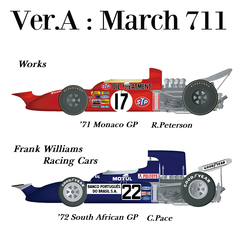 1/20scale Fulldetail Kit : March 711 / March 721