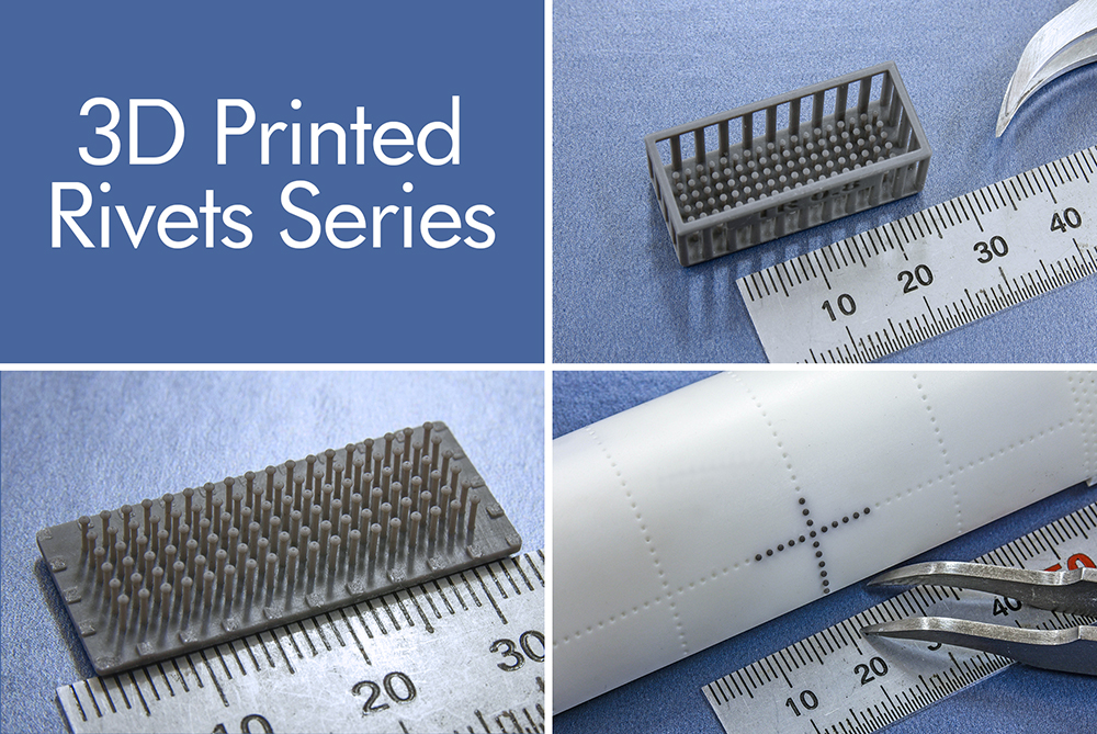 3D Printed Rivets Series [ for 1/12scale 158F1/512F1 ]