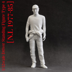 1/12scale Driver Standing Figure Type : 1 / 2 / 3 / 4