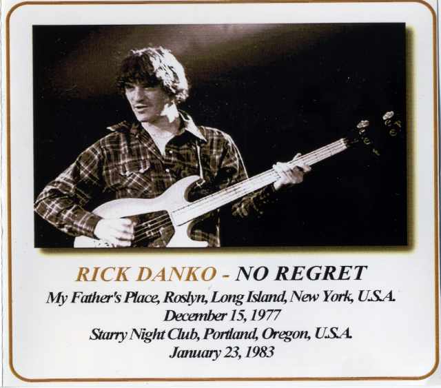 RICK DANKO リック・ダンコ/NO REGRET