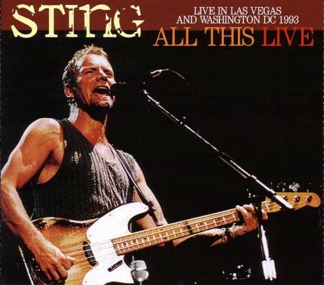 Sting スティング/Nevada,USA 1993 & more
