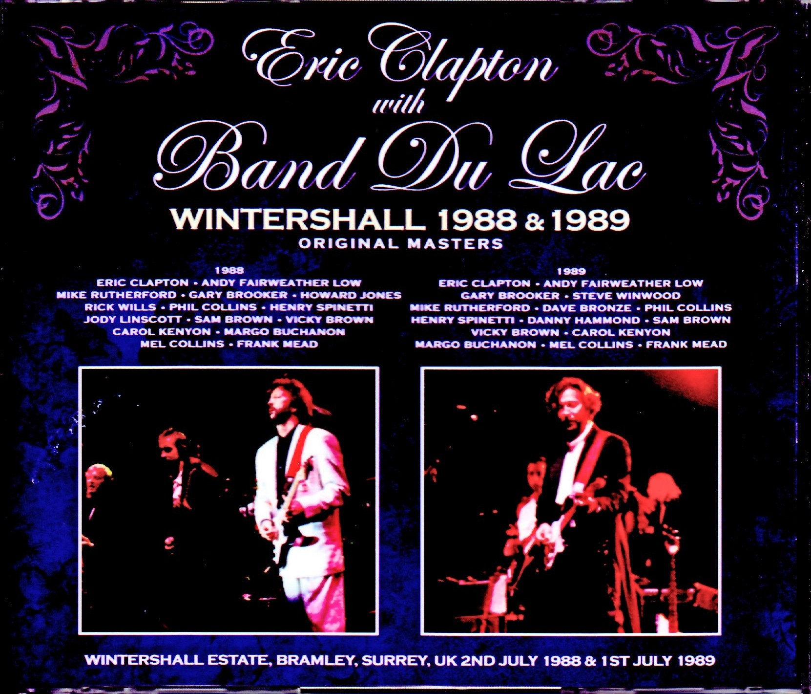 Eric Clapton,Band Du Lac エリック・クラプトン/UK 1988 & more Original Masters