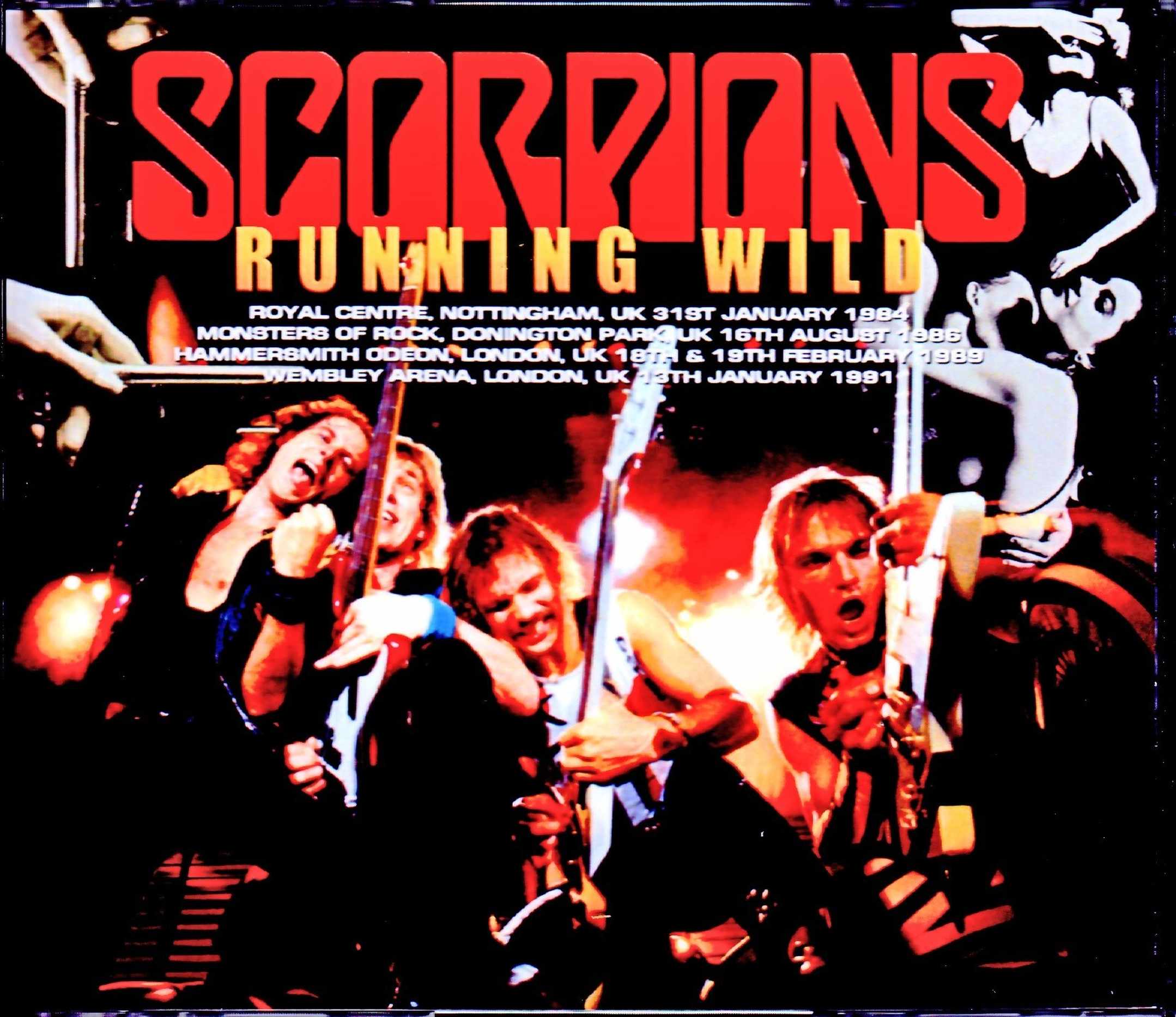 Scorpions スコーピオンズ/England,UK Tour Collection 1984-1991