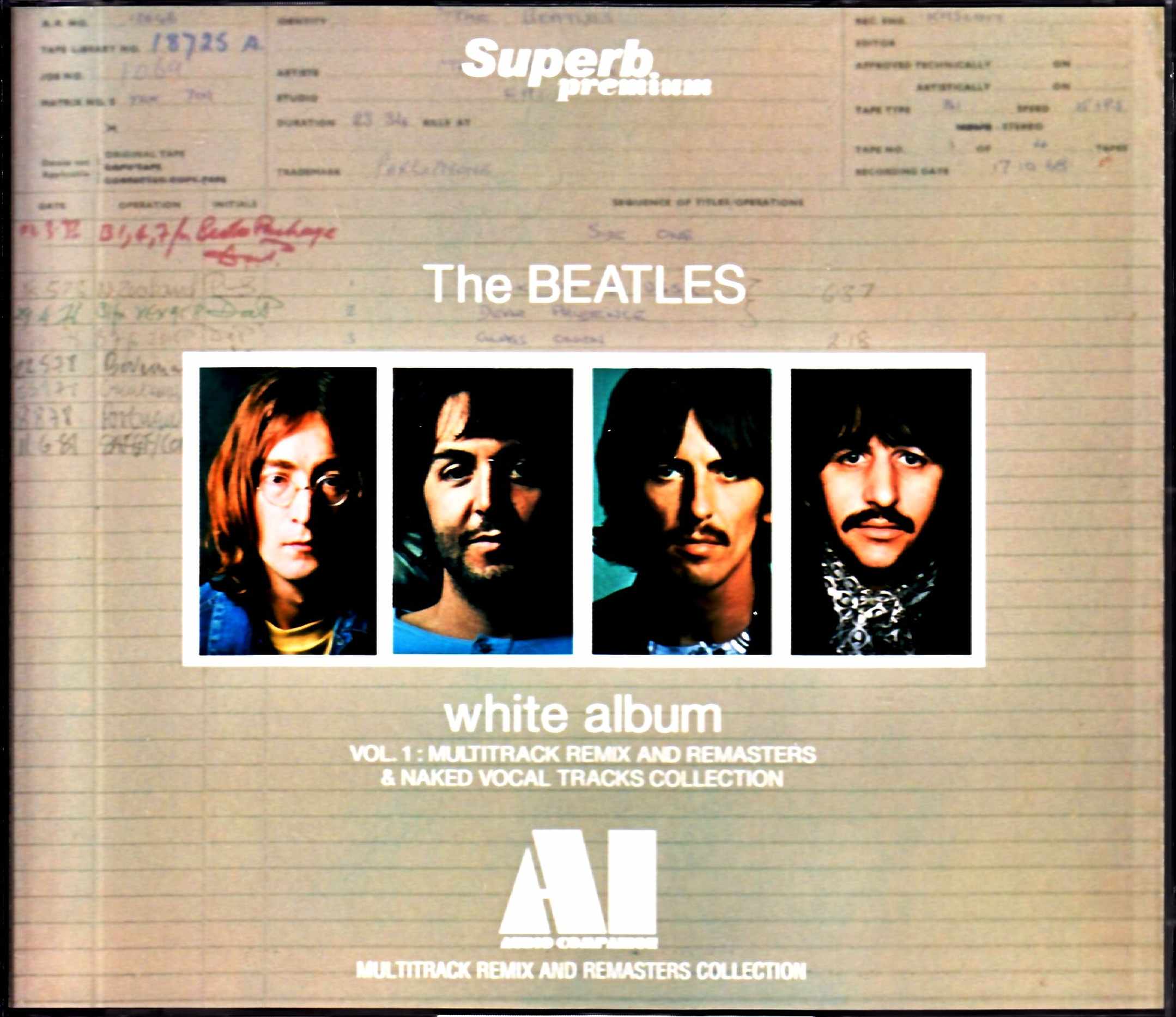 Beatles ビートルズ/ホワイト・アルバム White Album AI - Audio Compilation Multitrack ...