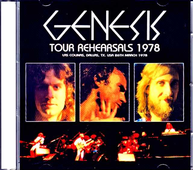 Genesis ジェネシス/TX,USA 1978 Rehearsals Perfect Quality