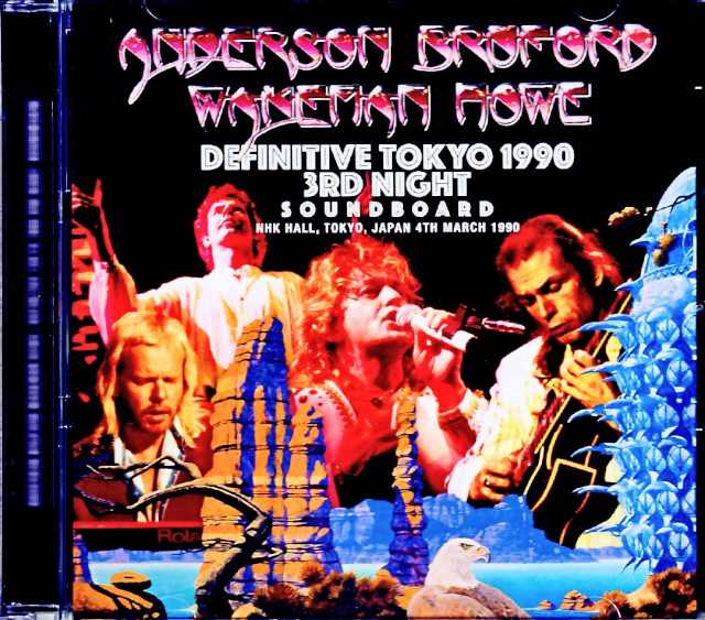 ABWH Jon Anderson,Bill Bruford,Steve Howe,Rick Wakeman/Tokyo,Japan 3.4.1990