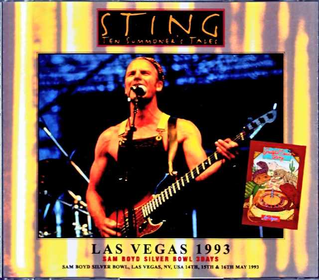 Sting スティング/NV,USA 1993 3Days Collection