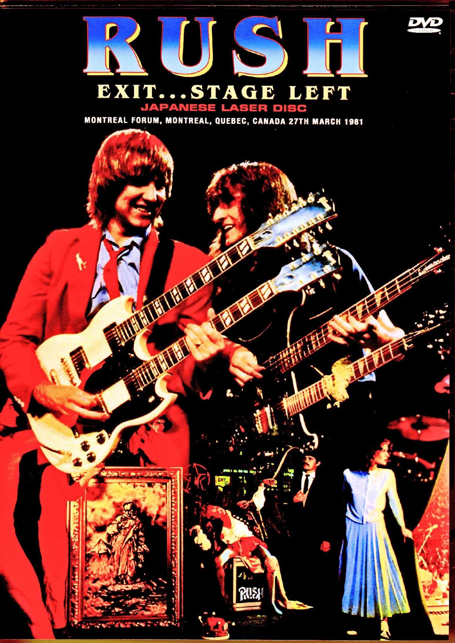 Rush ラッシュ/Exit... Stage Left Canada 1981 Japanese Laser Disc Edition