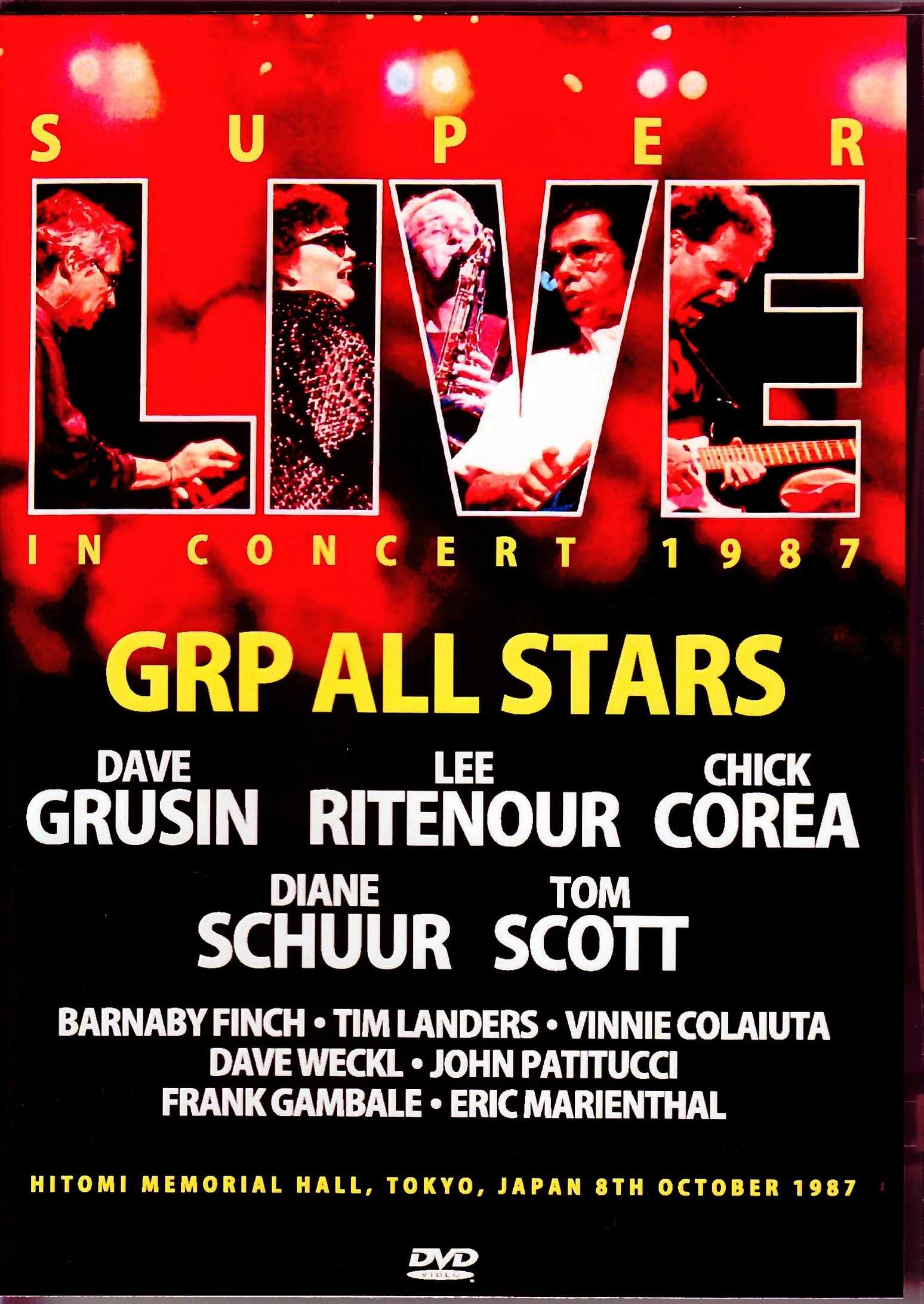 GRP All Stars Dave Grusin,Lee Ritenour,Chick Corea チック・コリア デイヴ・グルーシン/Tokyo,Japan 1987