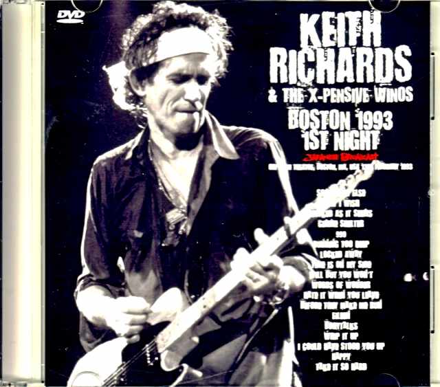 Keith Richards & the X-Pensive Winos キース・リチャード/MA,USA 1993 Japanese ...