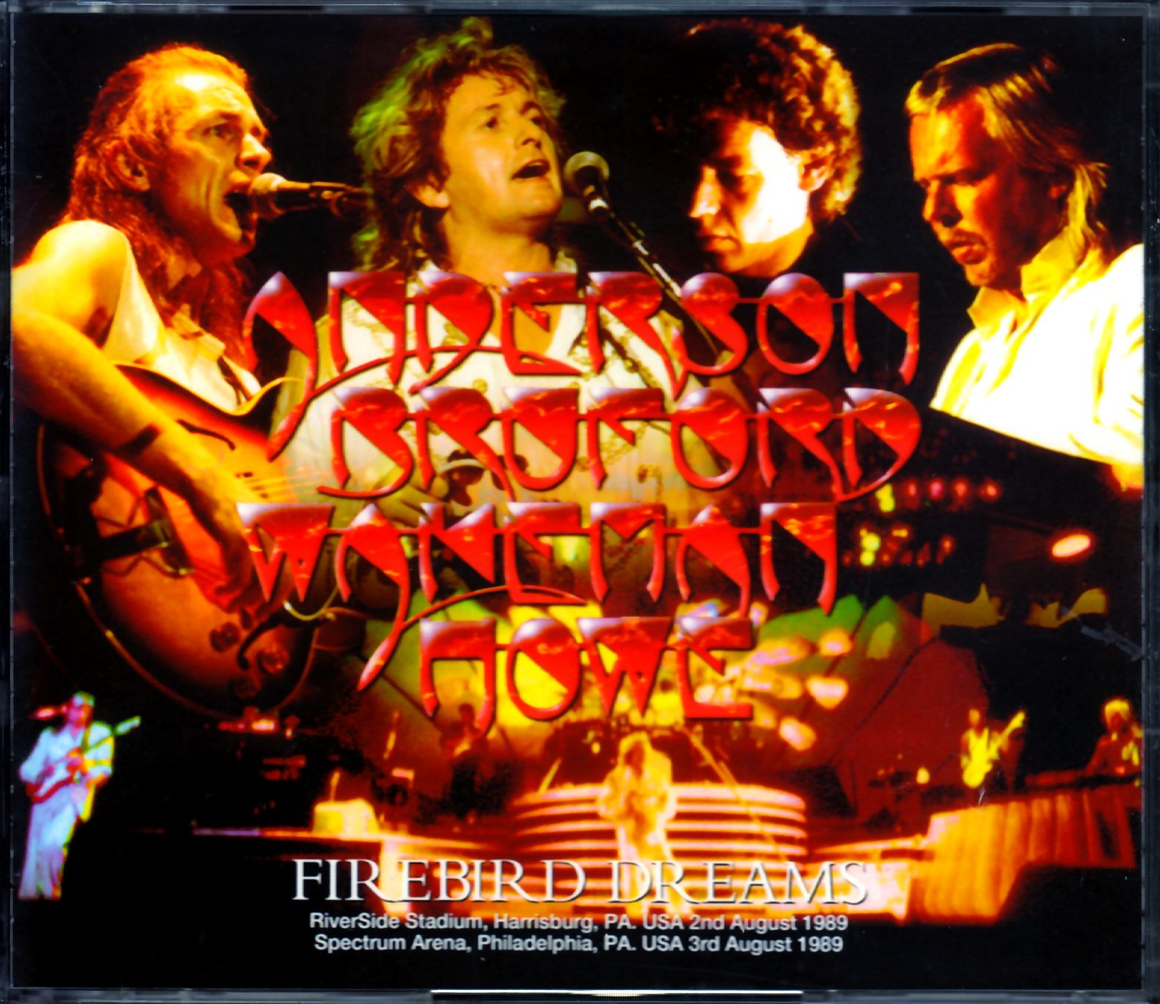 ABWH Anderson,Bruford,Wakeman,Howe/PA,USA 1989 2Days monotone-extra ...