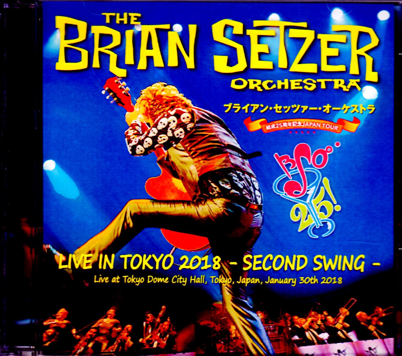 Brian Setzer ブライアン・セッツァー/Tokyo,Japan 1.30.2018 monotone-extra コレクターズCD ...