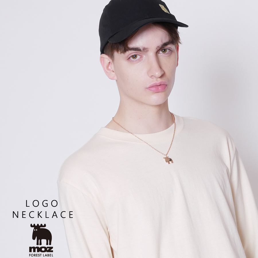 moz FOREST LABEL ロゴネックレス