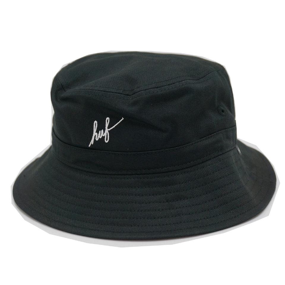 HUF / SCRIPT LOGO BUCKET HAT