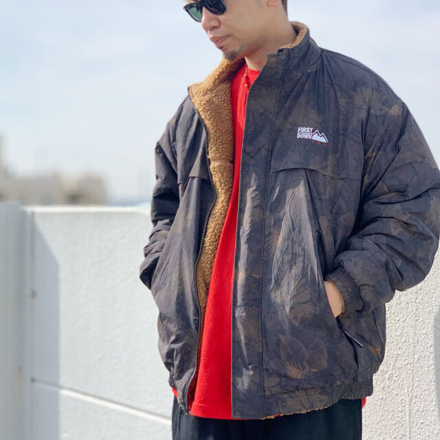 FIRST DOWN / REVERSIBLE BOA FLEECE JACKET