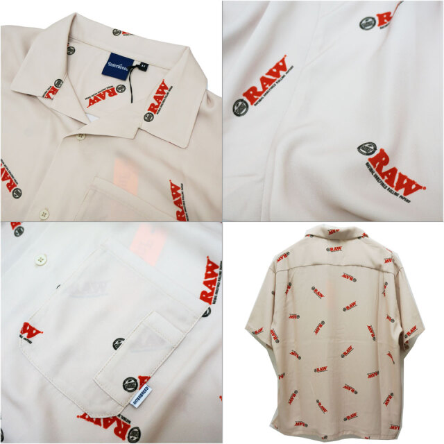 INTERBREED / INTERBREED × RAW LOGO TEXTILE SHIRT