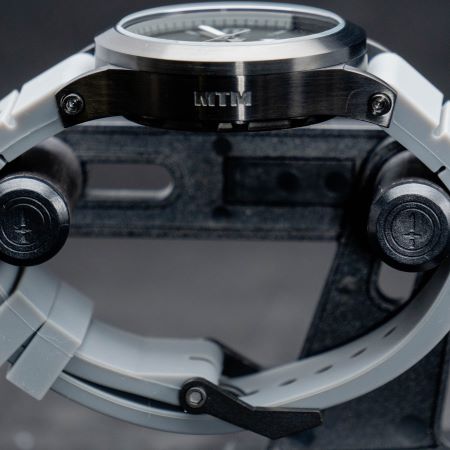 HYPERTEC 44 BLACK - GREY DIAL - GREY RUBBER II- BLACK BUCKEL - MTM ...