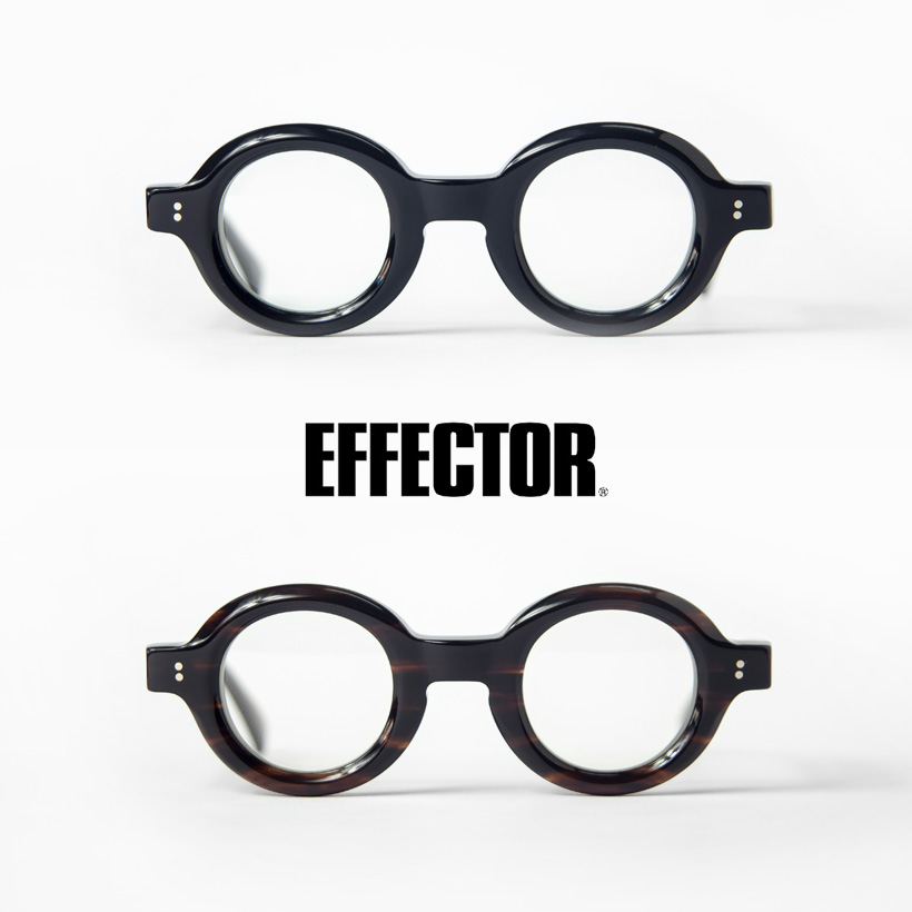 EFFECTOR エフェクター liquid リキッド ラウンドフレーム メガネ 伊達 度付き