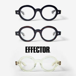 EFFECTOR エフェクター MODERATO モデラート ラウンドフレーム メガネ 伊達 度付き