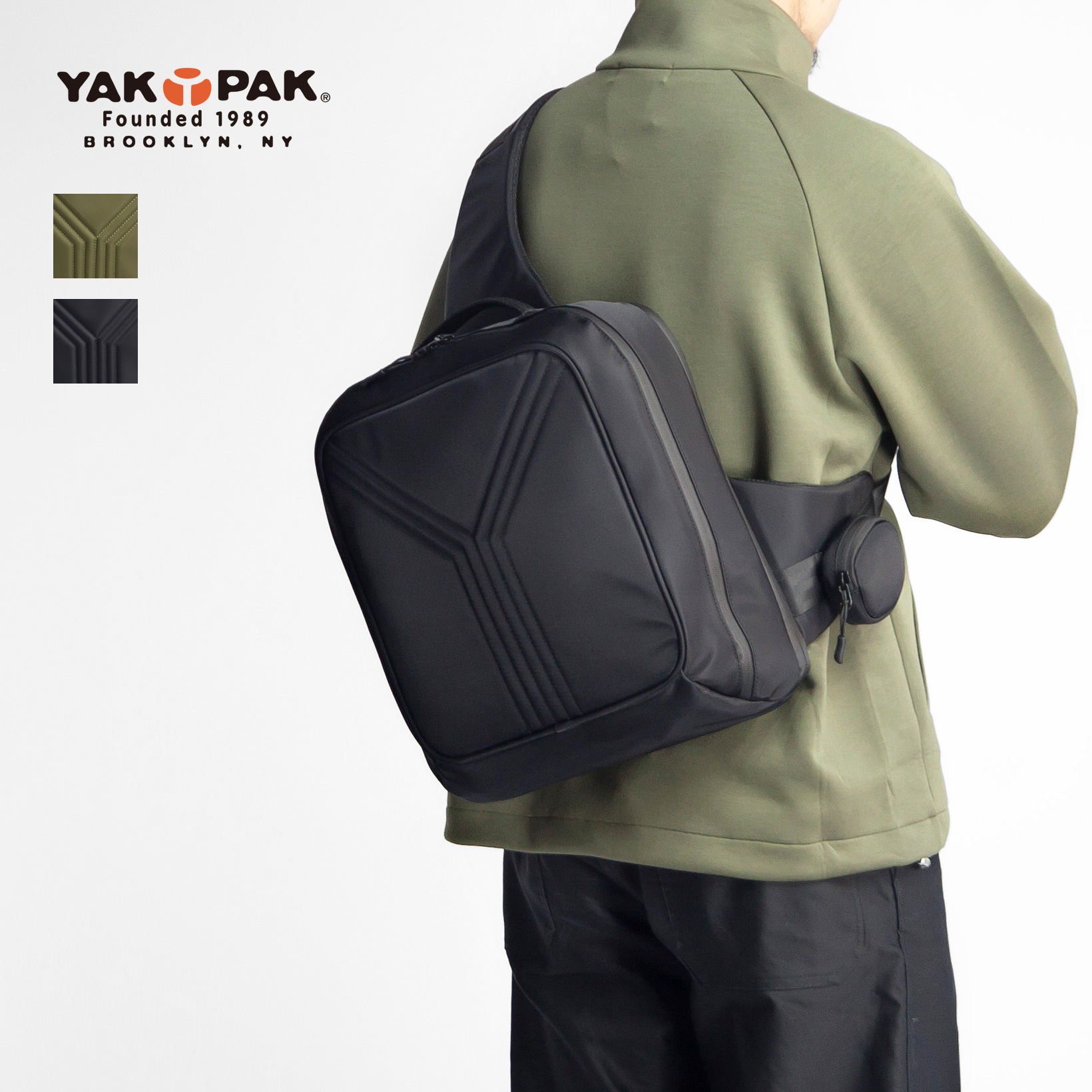 YAKPAK ヤックパック レコードバッグL ショルダーバッグ DJバッグ メンズ レディース