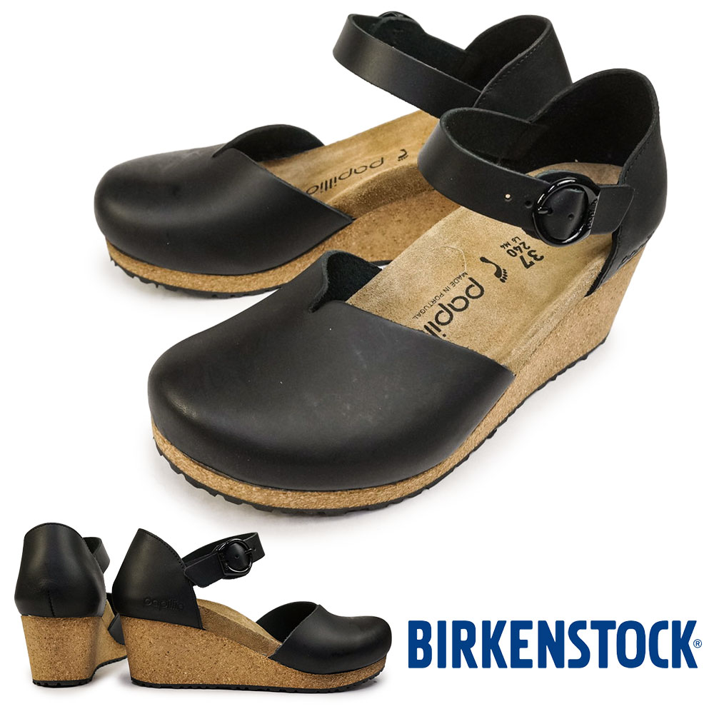 ビルケンシュトック サンダル パピリオ メリー リングバックル レディース ウェッジソール ミュール Birkenstock Papillio ...