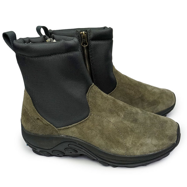 メレル メンズ 防水 防滑 ジャングル ミッド ジップ ポーラー ウォータープルーフ アイスプラス MERRELL JUNGLE MID ...