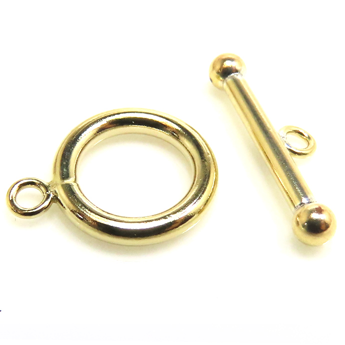 14kgf トグル マンテル 12mm＋18mm（ゴールドフィルド）（5個）す。