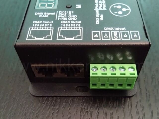 DMX-SPIコントローラ DSA、DC5-24V対応 ※SPI対応モデル用