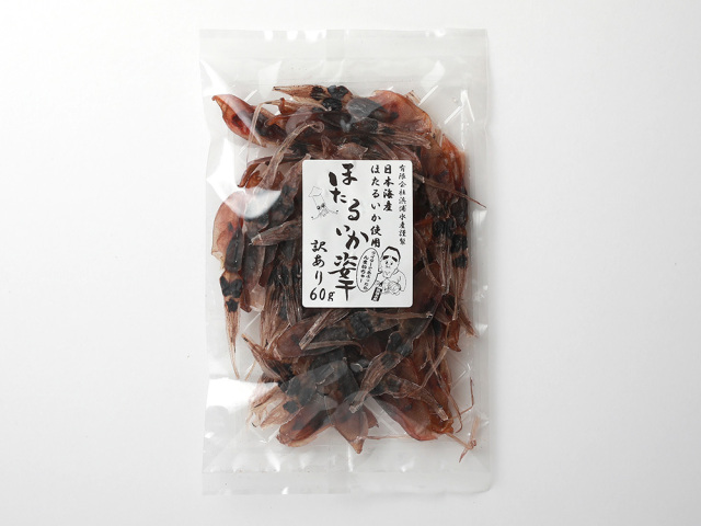 《能登沖復興支援/ネコポス/送料無料》アカイカ一夜干（70g）＆ ほたるいか姿干（60g）セット｜富山県 魚津市の魚介・干物 製造卸販売｜浜浦水産 んまいちゃ便