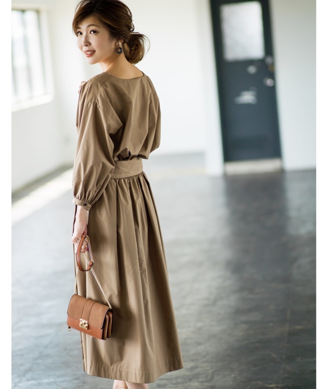 《Noriko & Michiko Collaboration Collection》カシュクールワンピース