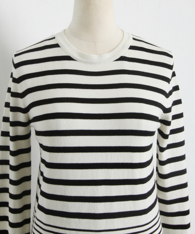 ベルスリーブニットプルオーバー