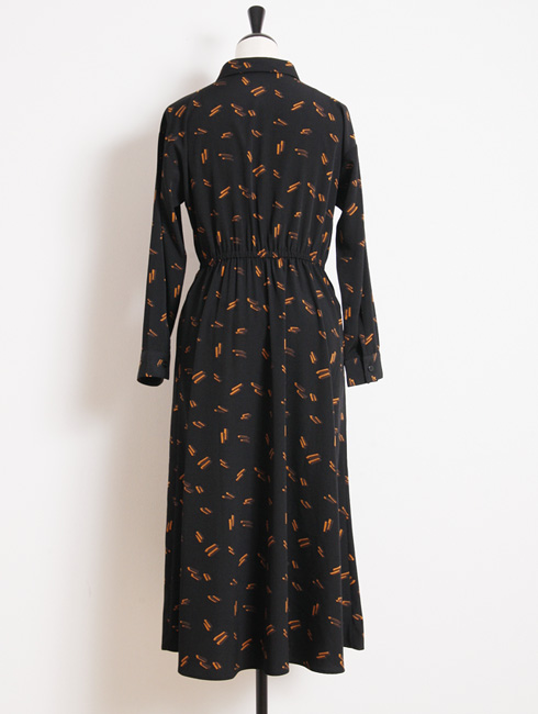 【Geometric pattern one piece】レディース 幾何学 ワンピース