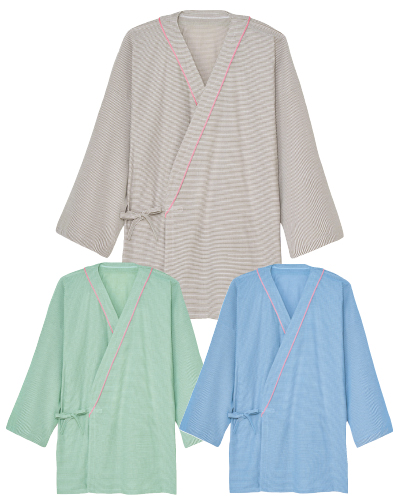 CV012 甚平 男女兼用患者衣※10枚単位 キラク(kiraku) ナースウェアドットコム