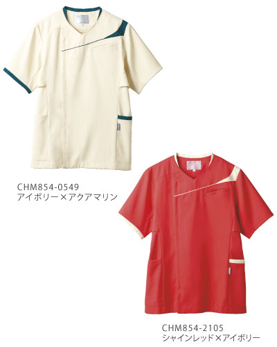 CHM854 アシックス(asics) スクラブ メンズ ナースウェアドットコム