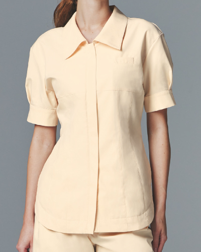 DOM-0025 ファスナ―スクラブ（半袖）[女] UNITE DIVISION OF ME(ユナイト デビジョン オブ エムイー) ナースウェアドットコム