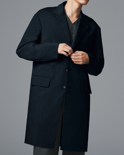 DOM-0030 ドクターコート（長袖）[男] UNITE DIVISION OF ME(ユナイト デビジョン オブ エムイー) ナースウェアドットコム