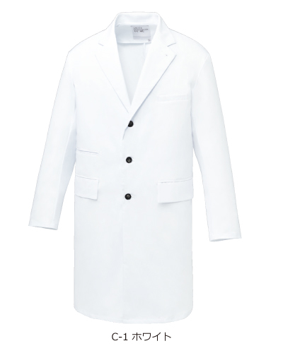 DOM-0030 ドクターコート（長袖）[男] UNITE DIVISION OF ME(ユナイト デビジョン オブ エムイー) ナースウェアドットコム