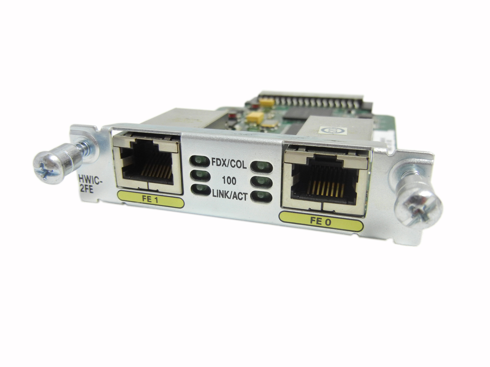 【中古】Cisco 2 ポート ファースト イーサネット High-Speed WAN Interface Card（HWIC-2FE
