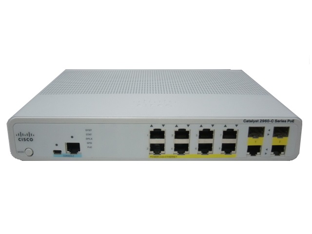 【中古】Cisco Catalyst C2960C-8PC-L （WS-C2960C-8PC-L）