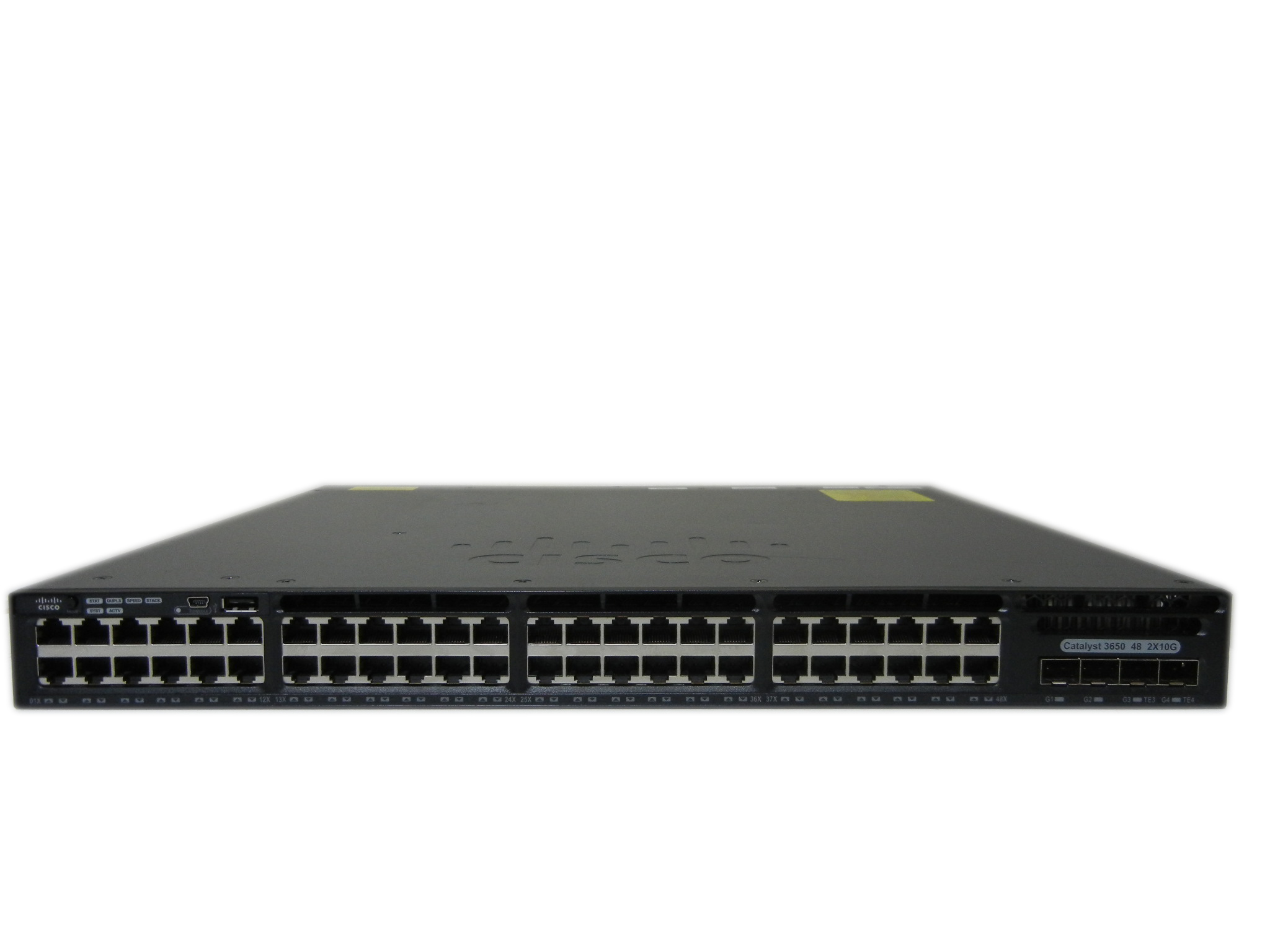 【中古】Cisco Catalyst 3650-48TD-S（WS-C3650-48TD-S）Stackモジュール付き