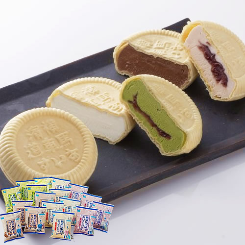 【お中元 送料無料 産地直送】横濱馬車道 あいすもなかセット 17個(75051)