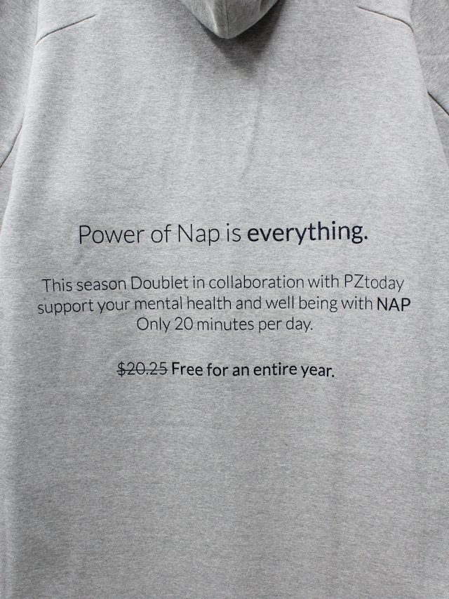 doublet/ダブレット POWER NAP HOODIE GREY 通販ページ octavia doublet/ダブレット POWER NAP HOODIE GREY 通販ページ octavia