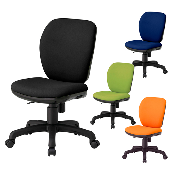 ビジネスチェアFST77/ミドルバック/肘無/FI-FST77- /4色/607131