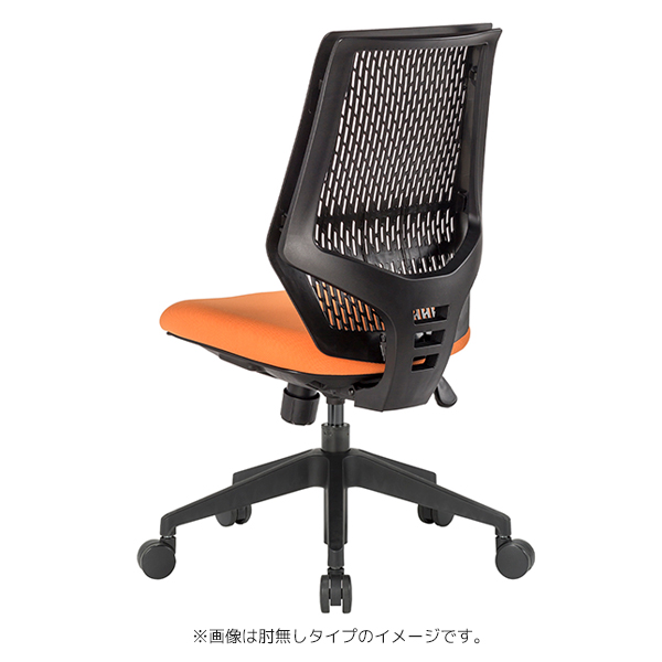 オフィスチェア/スコルド2/ブラックフレーム/肘無し/CH-YC210-B- /5色/CH-YCシリーズ/522104