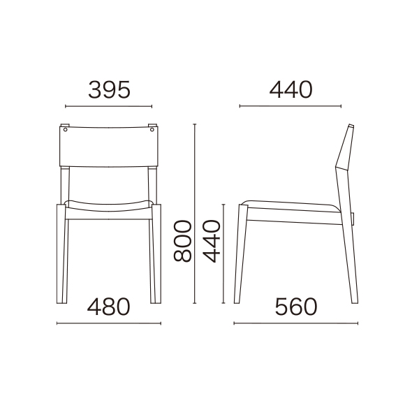 ラウンジチェア/ELZ-69/脚2色/1001803