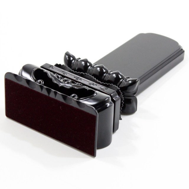 IH-0307 唐木位牌 黒檀 上等猫丸 3,5寸～6,0寸 お仏壇お仏具の専門店 佛法堂